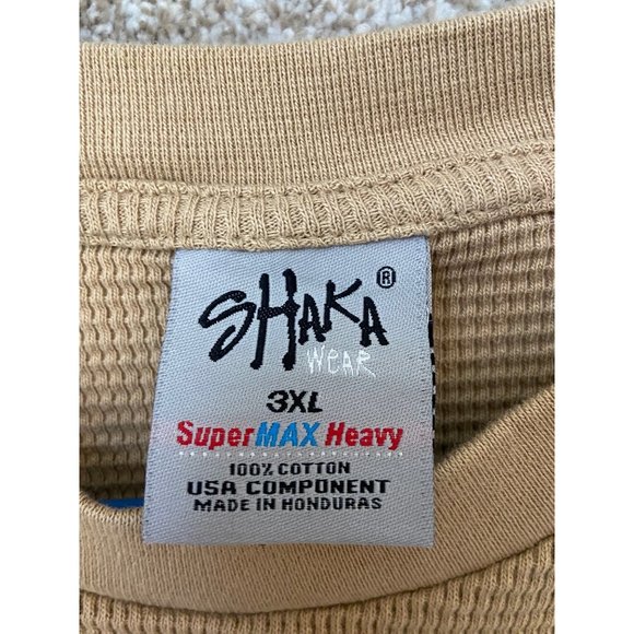 Shaka Wear | Shirts | Shaka Wear Mens Long Sleeve Tan Heavy Weight ...